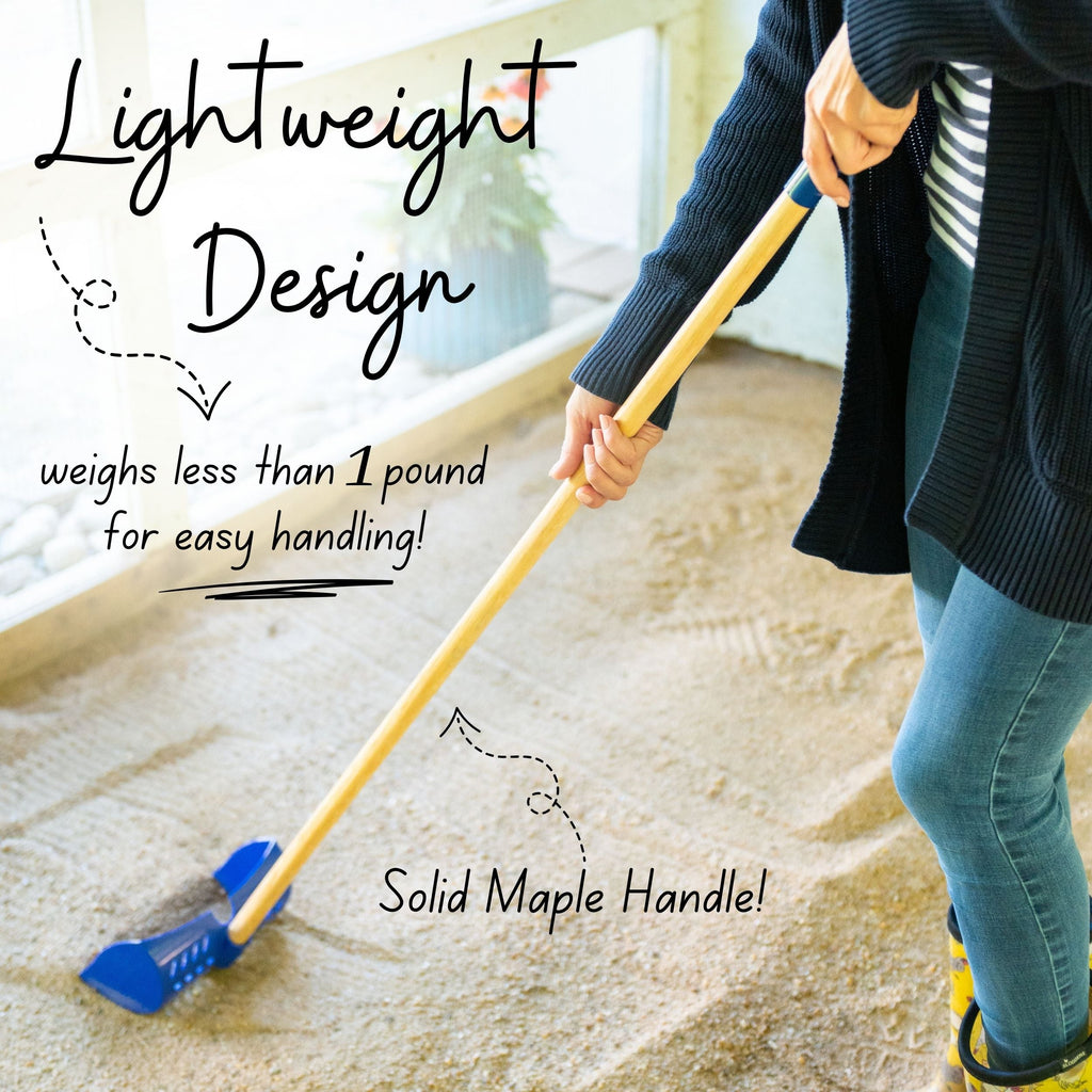 The Coop Scoop® Ground | 2-in-1 Chicken Poop Scoop & Rake | 48" Long H ...